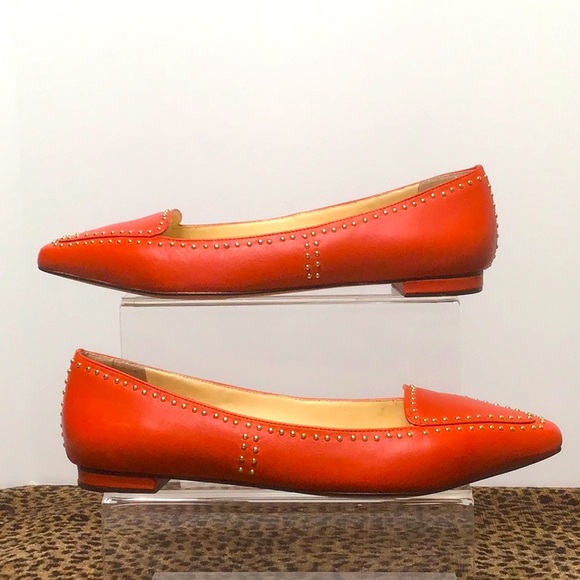 Vince Camuto | Shoes | Vc Signature Elaine Studded Flat Us 85 Orange ...
